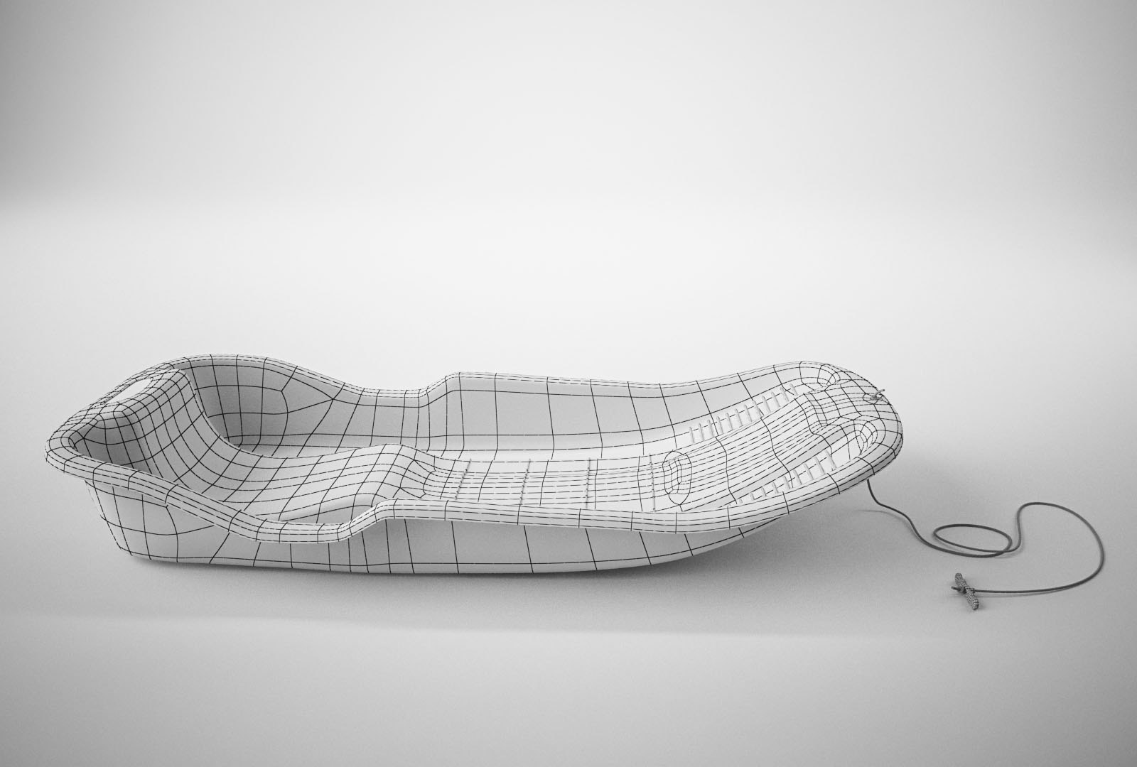 Classic Sled 3D Model - TurboSquid 1207202