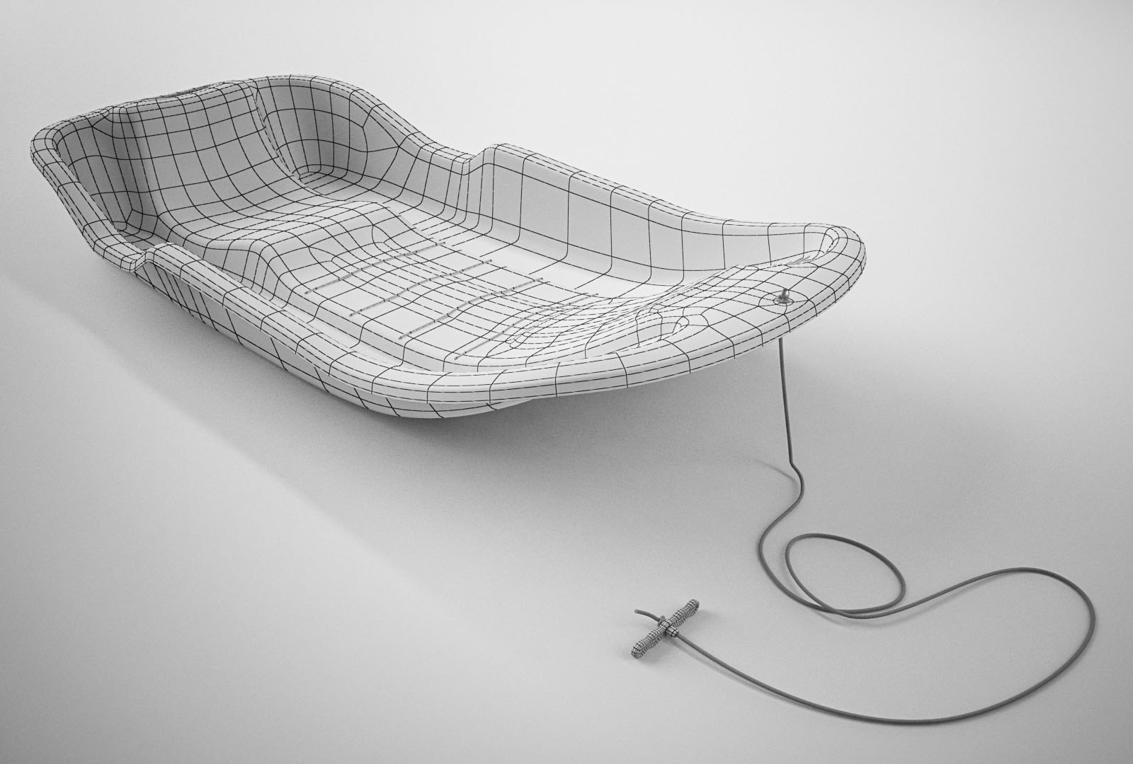 Classic Sled 3D Model - TurboSquid 1207202