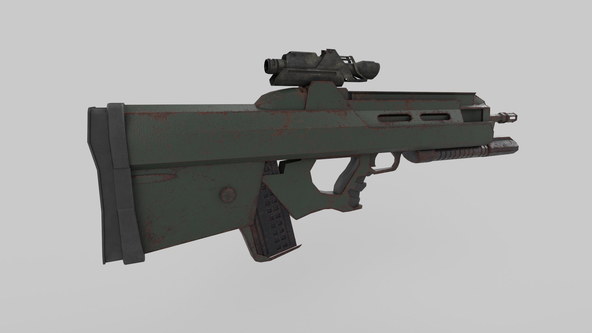 Assualt Rifle 3D Model - TurboSquid 2091881
