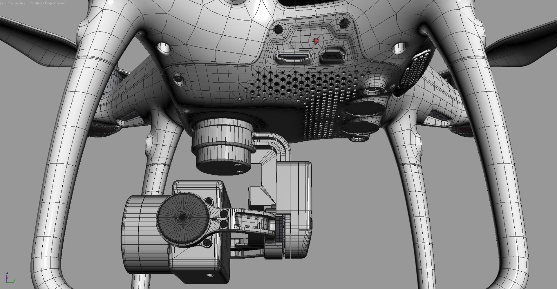 Dji Phantom 4 Pro 3D Model - TurboSquid 1199370