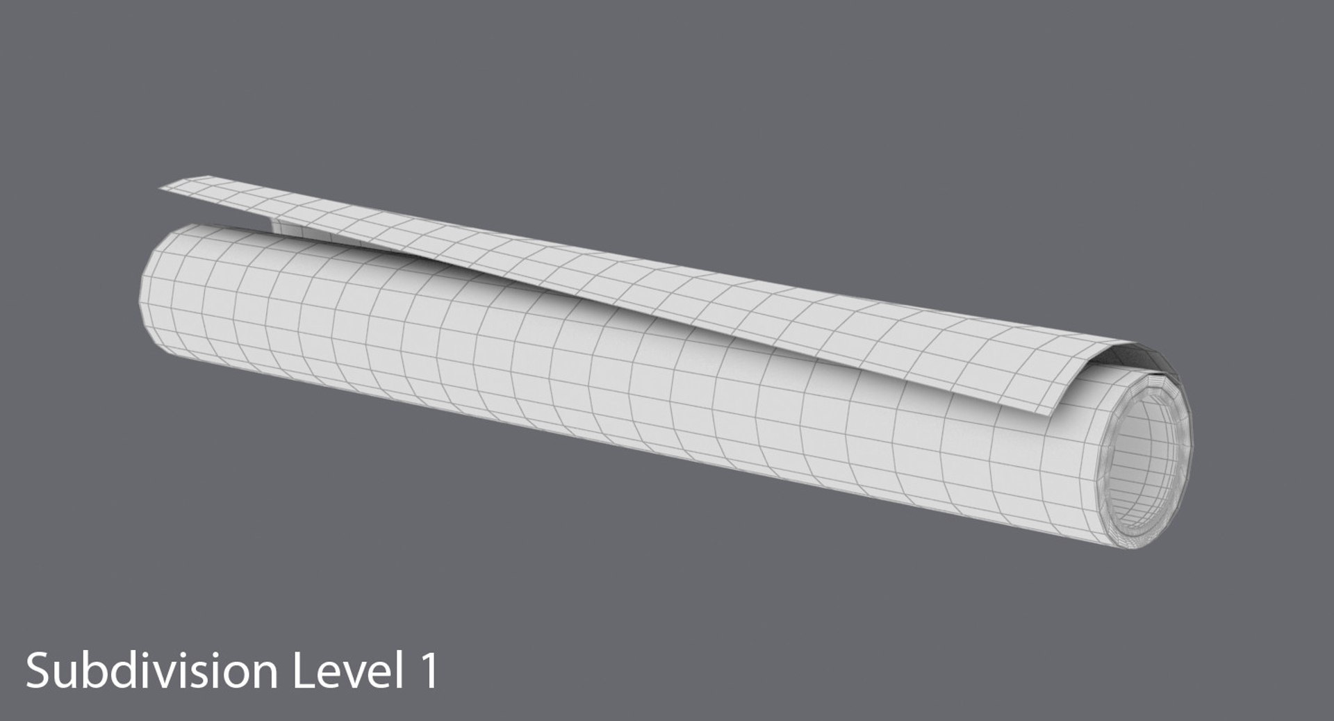 3d wrapping paper rolls red