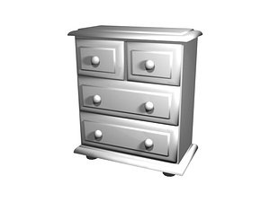 Free 3D Dresser Models - Available For Download On TurboSquid