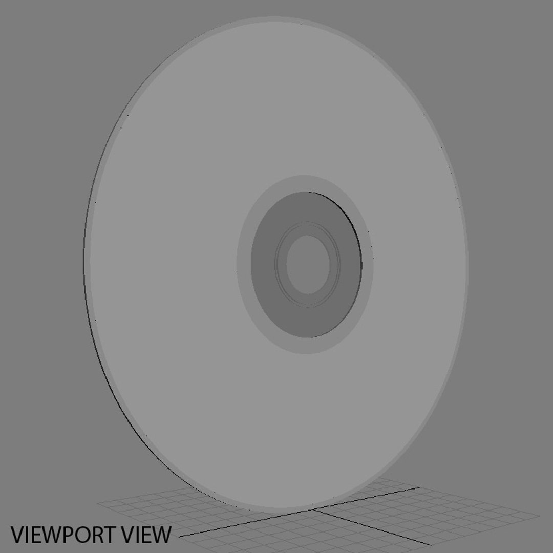 Cd Dvd Disc 3d Model