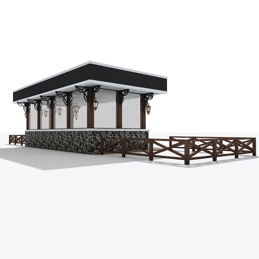 Vintage City Bus Stop 3D Model - TurboSquid 1290757
