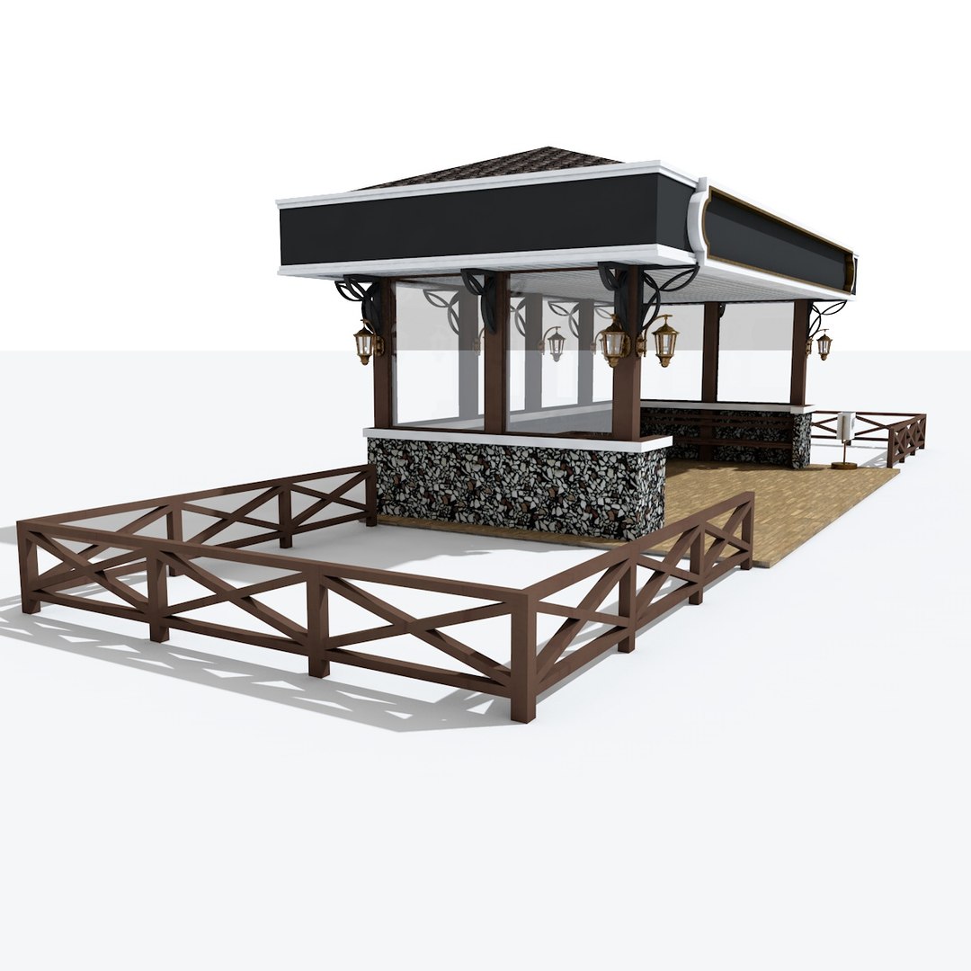 Vintage City Bus Stop 3D Model - TurboSquid 1290757