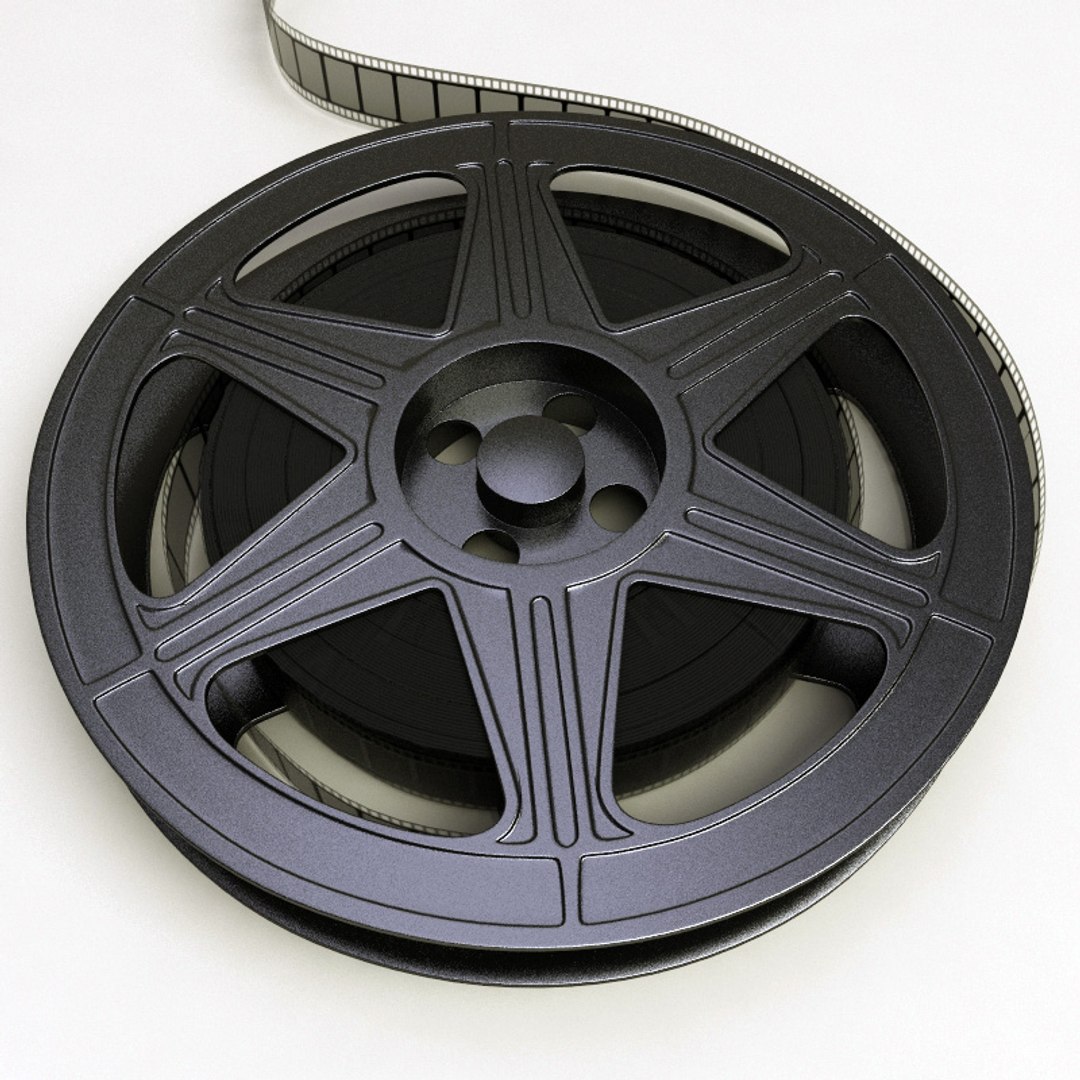 video film reel 3d max