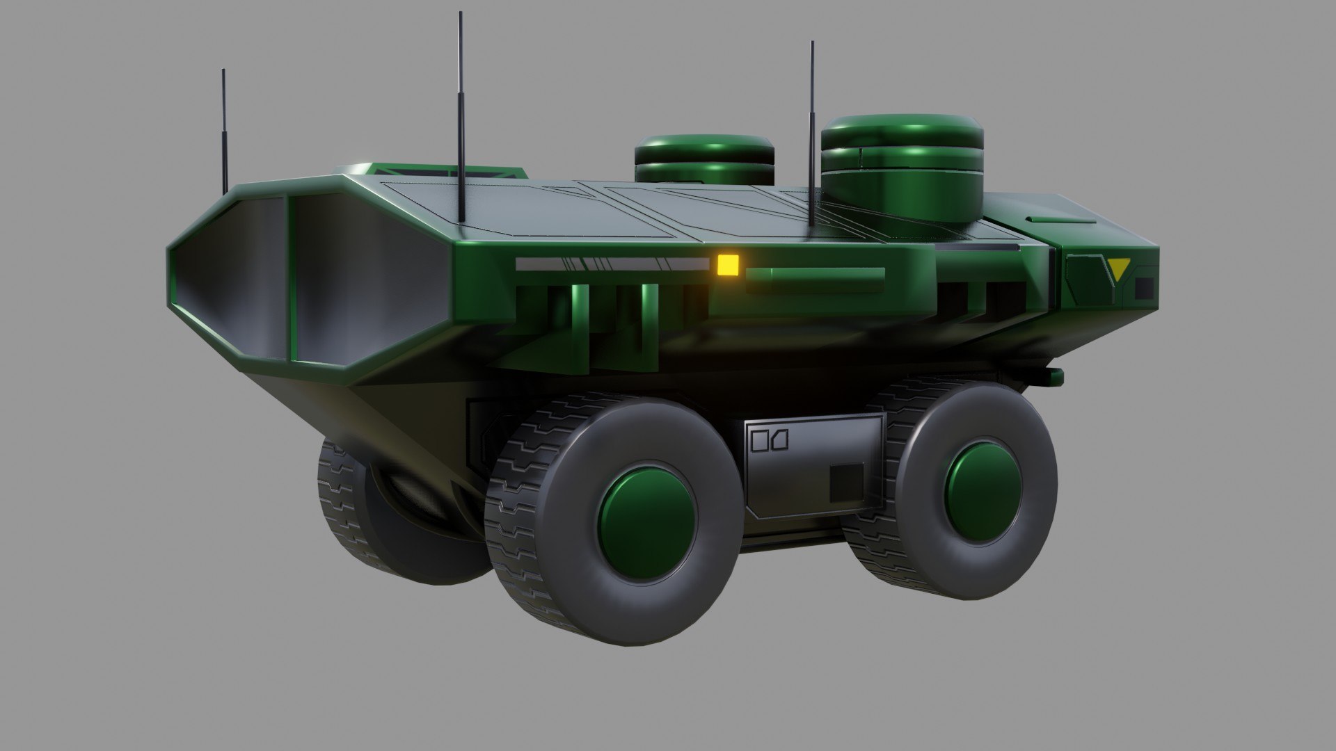 Sci-Fi Rover - Low Poly - Game Ready - PBR Model - TurboSquid 1895021