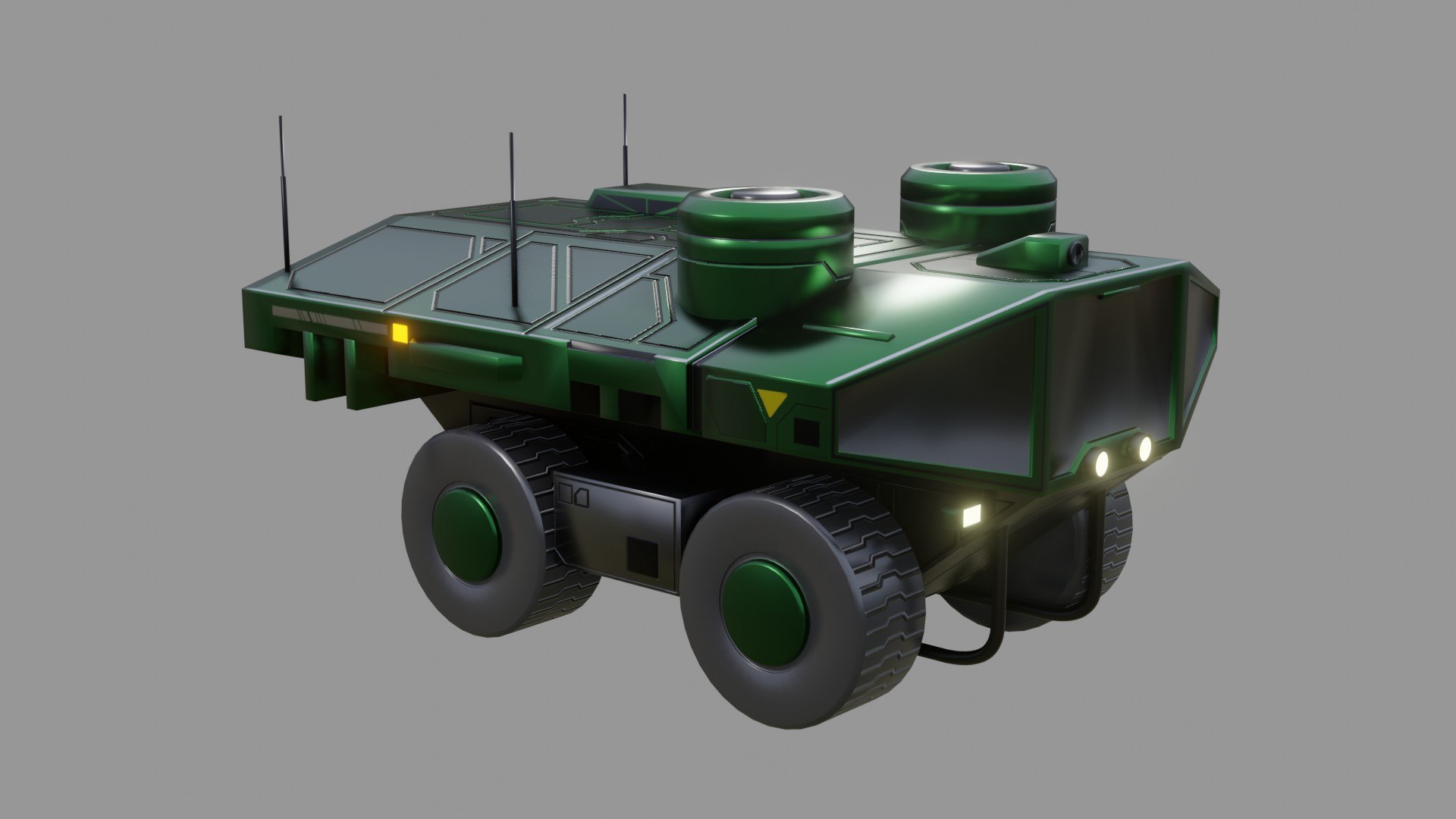 Sci-Fi Rover - Low Poly - Game Ready - PBR Model - TurboSquid 1895021