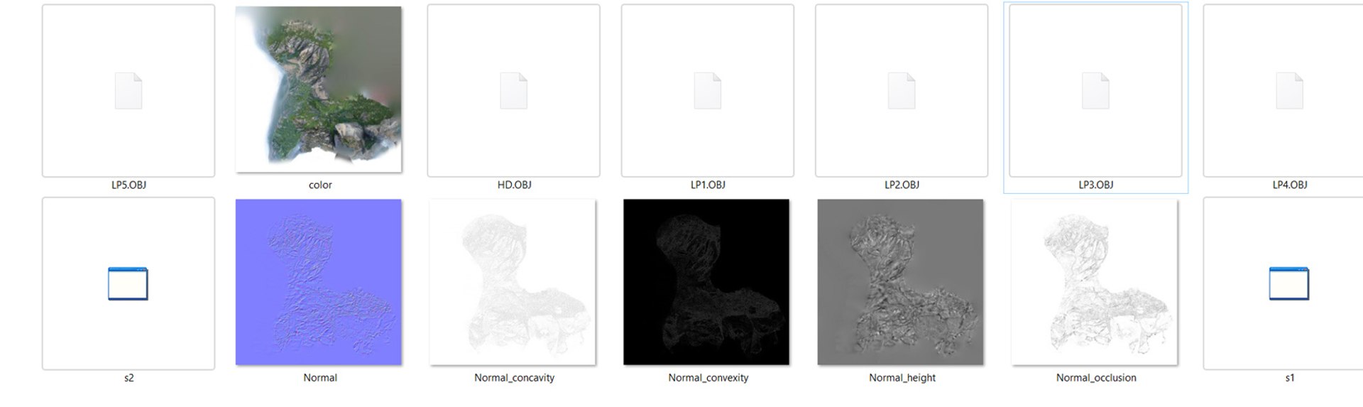 Mountains scan nature 3D - TurboSquid 1317648