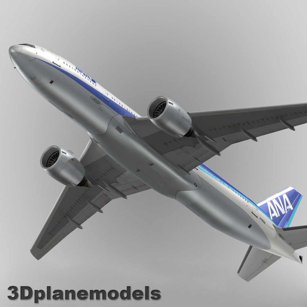 3d Model Boeing 777-200er