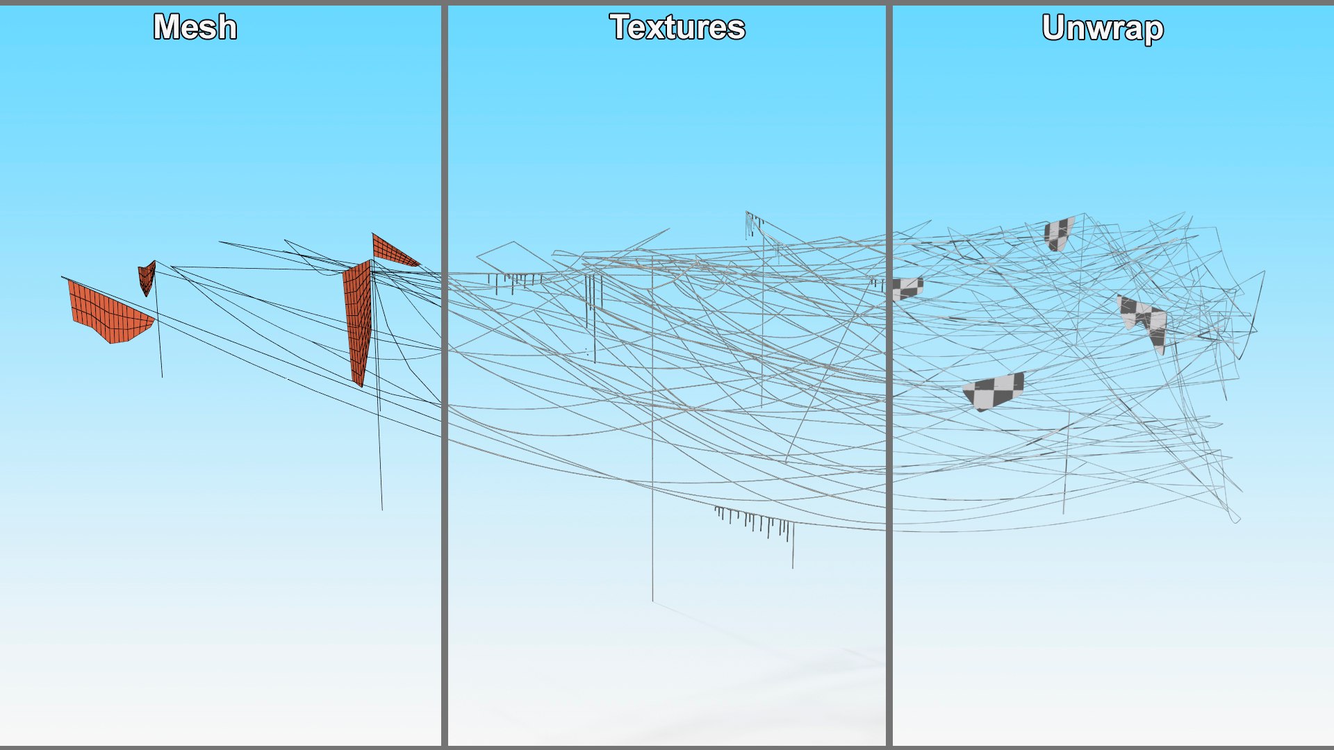 3D Spider Webs Collection 3 - TurboSquid 2298281