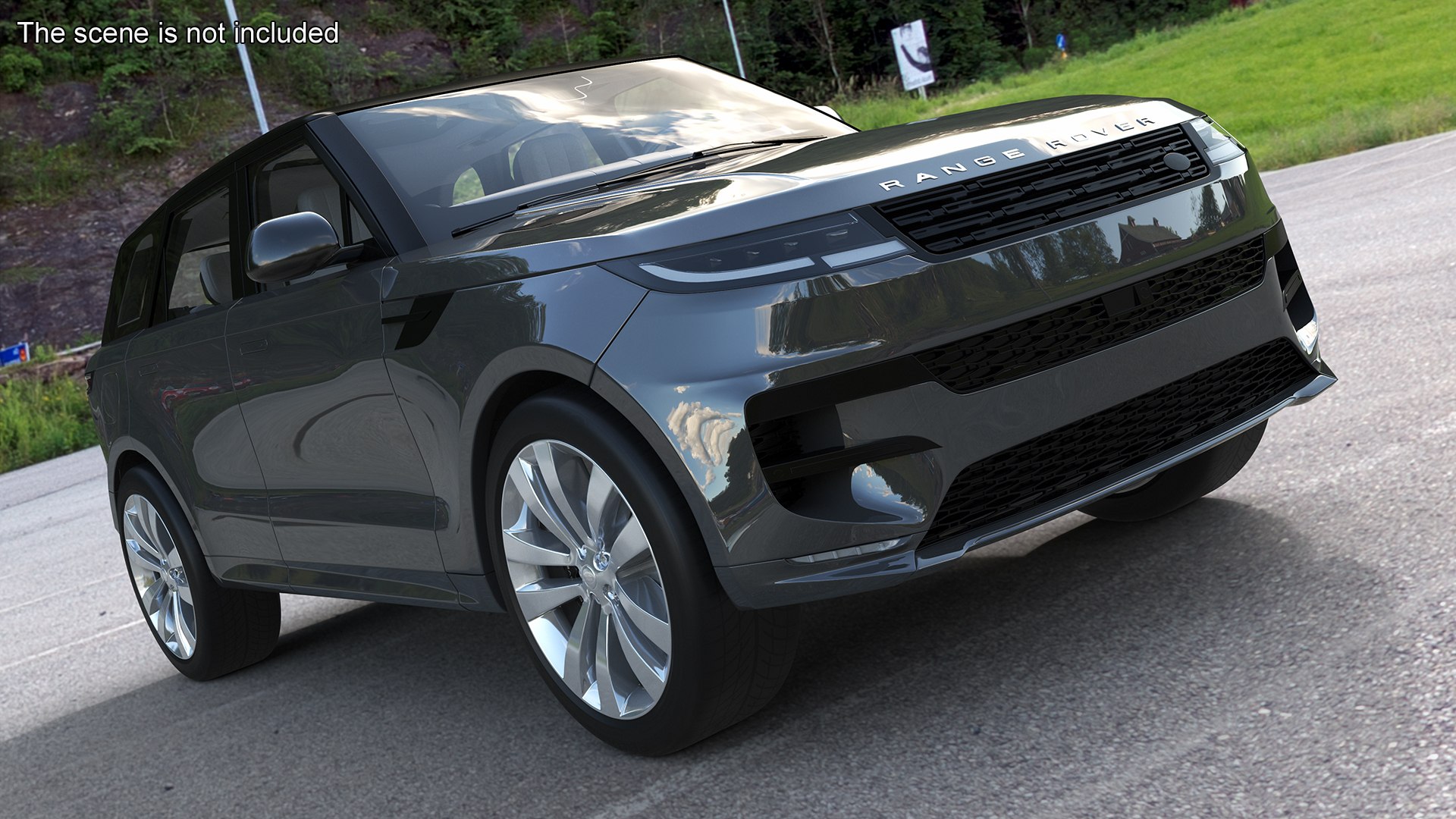 Range Rover Luxury SUV Grey Model - TurboSquid 2383126