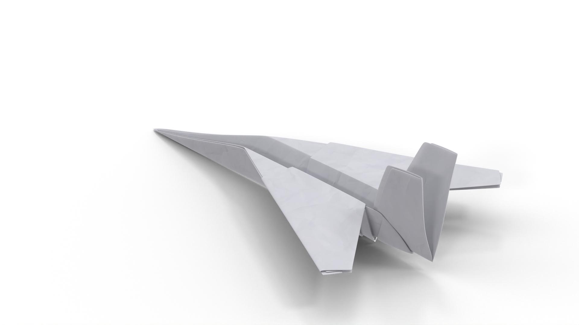 3D Model Origami Paper Airplane - TurboSquid 2292225
