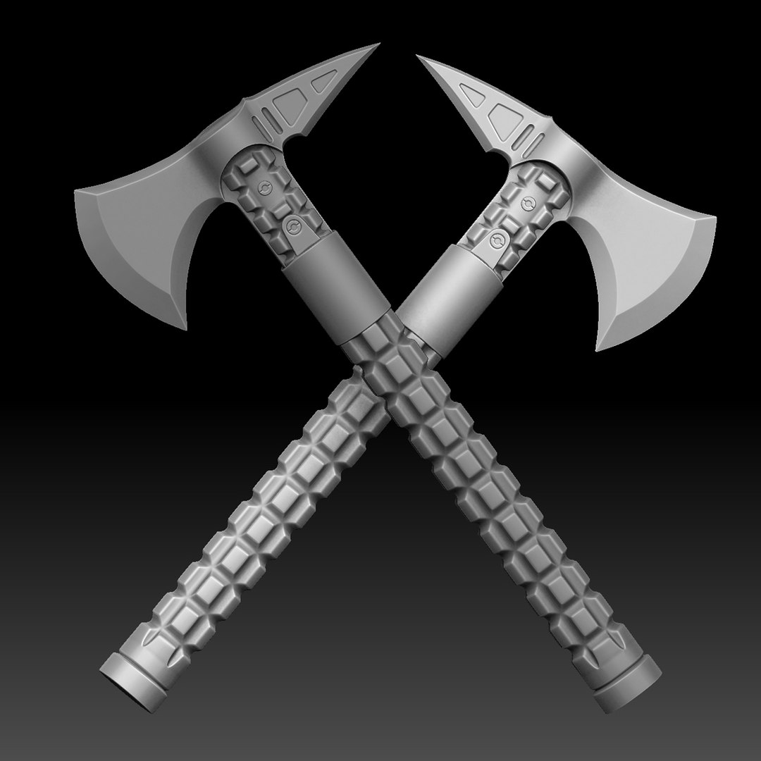 3D Combat Tactical Axe Printable - TurboSquid 1951454