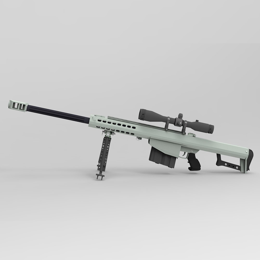 3D model simple barett sniper - TurboSquid 1434668