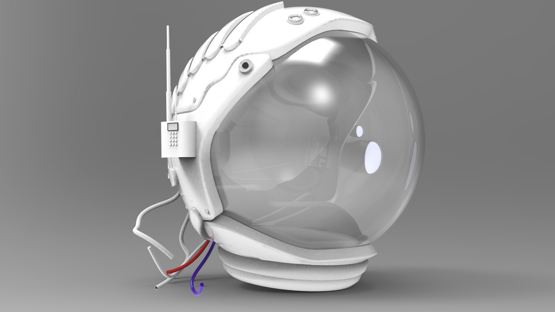 Mercury Astronaut Space Helmet Model - TurboSquid 1536348