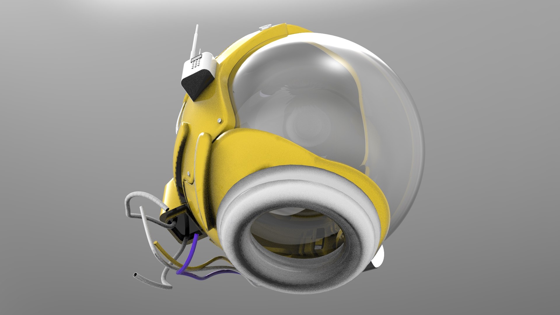 Mercury Astronaut Space Helmet Model - TurboSquid 1536348