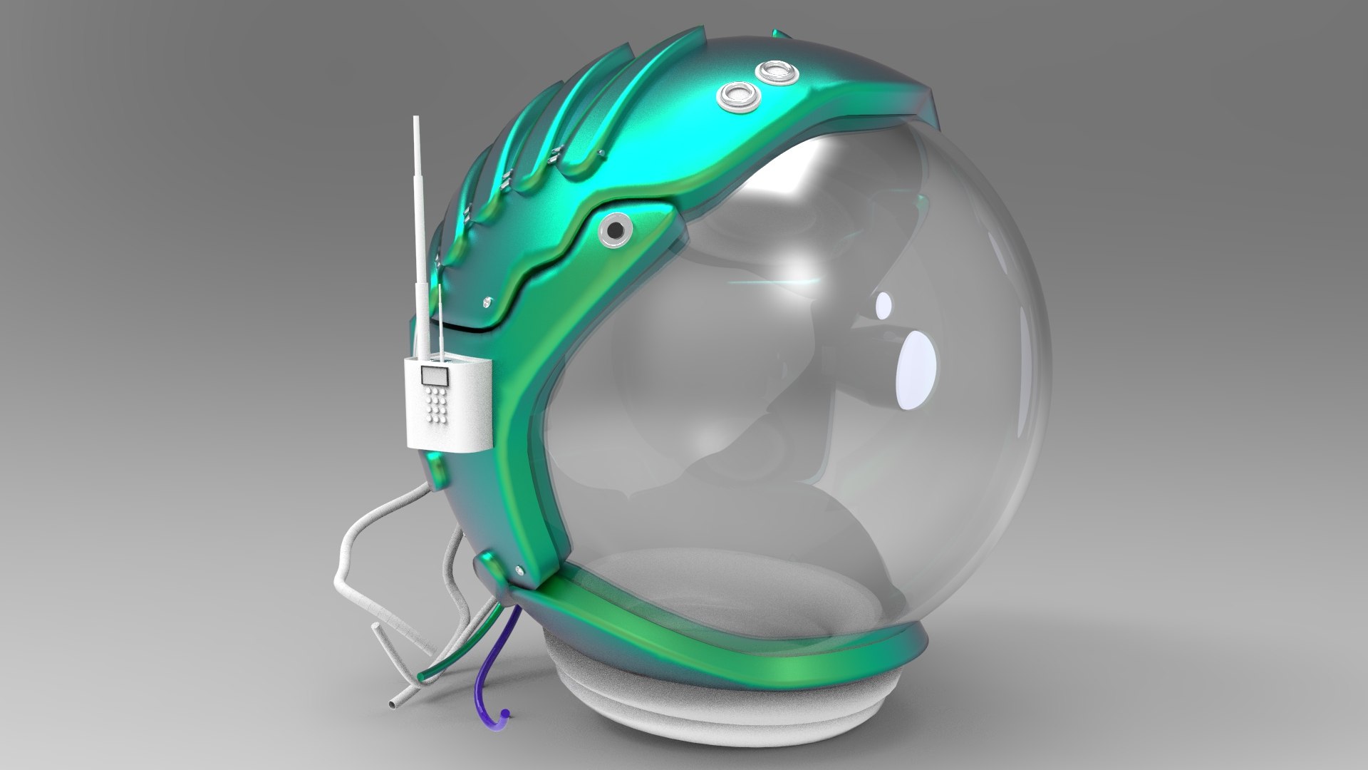 Mercury Astronaut Space Helmet Model - TurboSquid 1536348