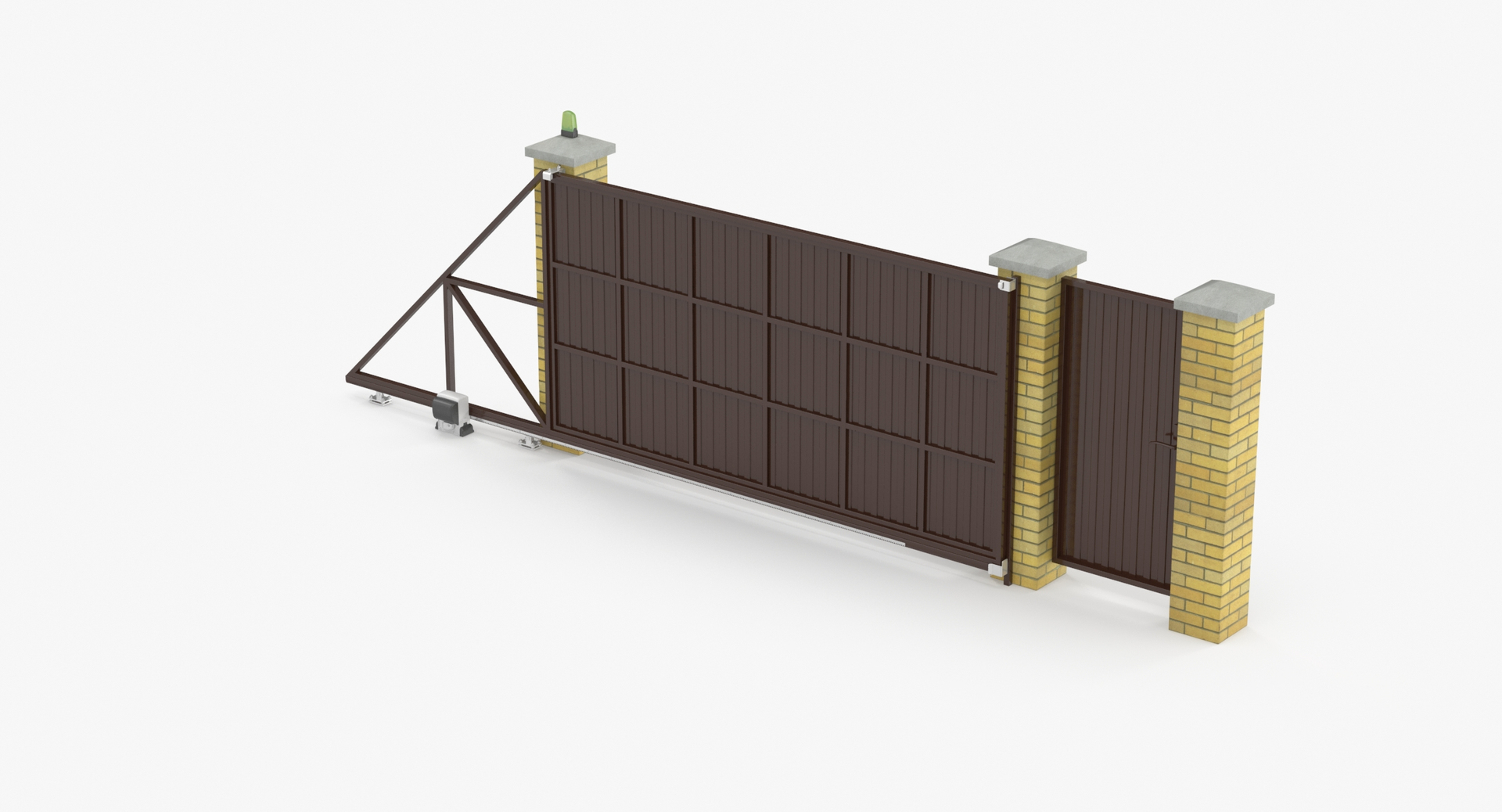 Sliding Gates 3D Model - TurboSquid 1799075