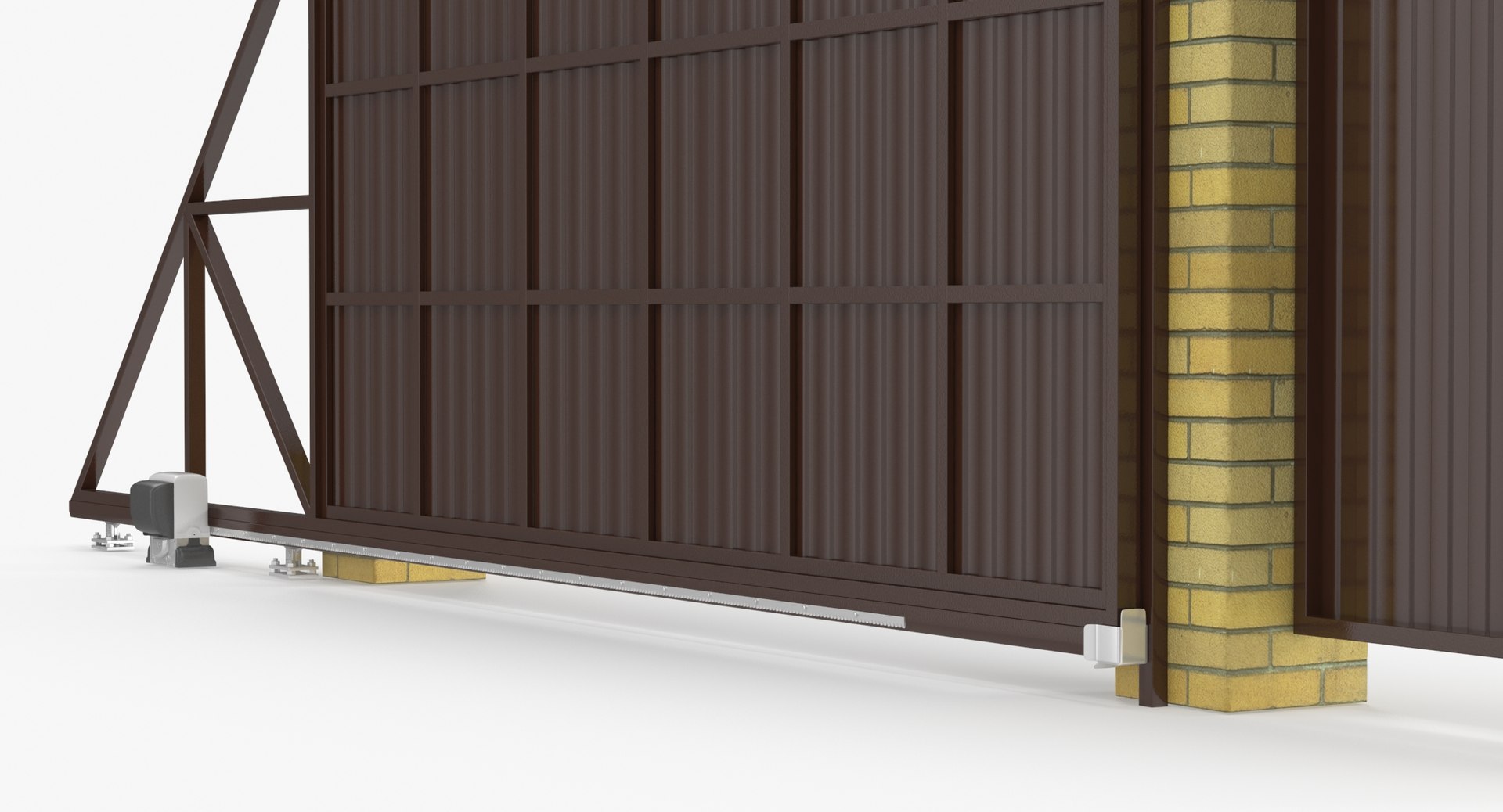 Sliding Gates 3D Model - TurboSquid 1799075