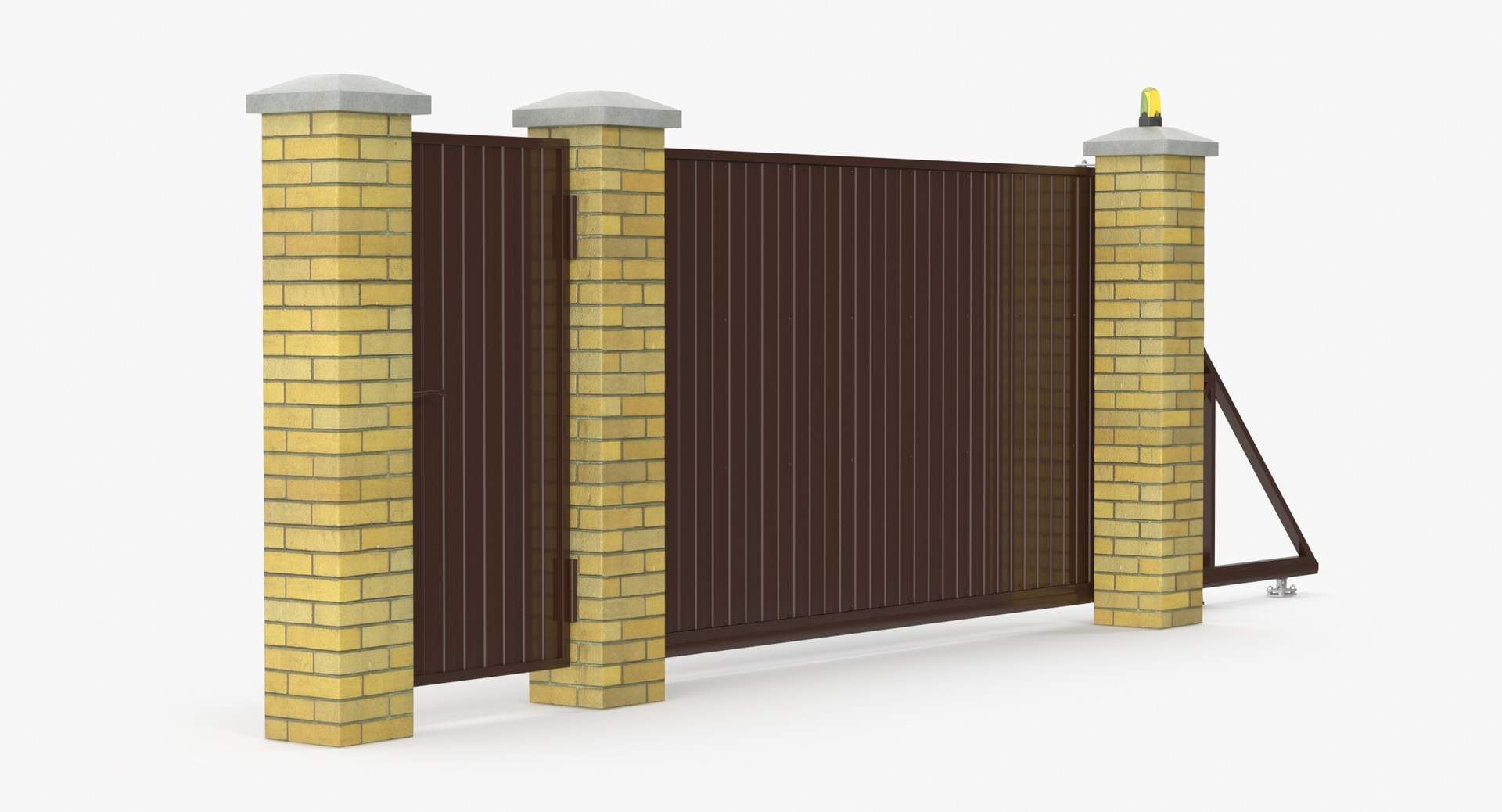 Sliding Gates 3D Model - TurboSquid 1799075