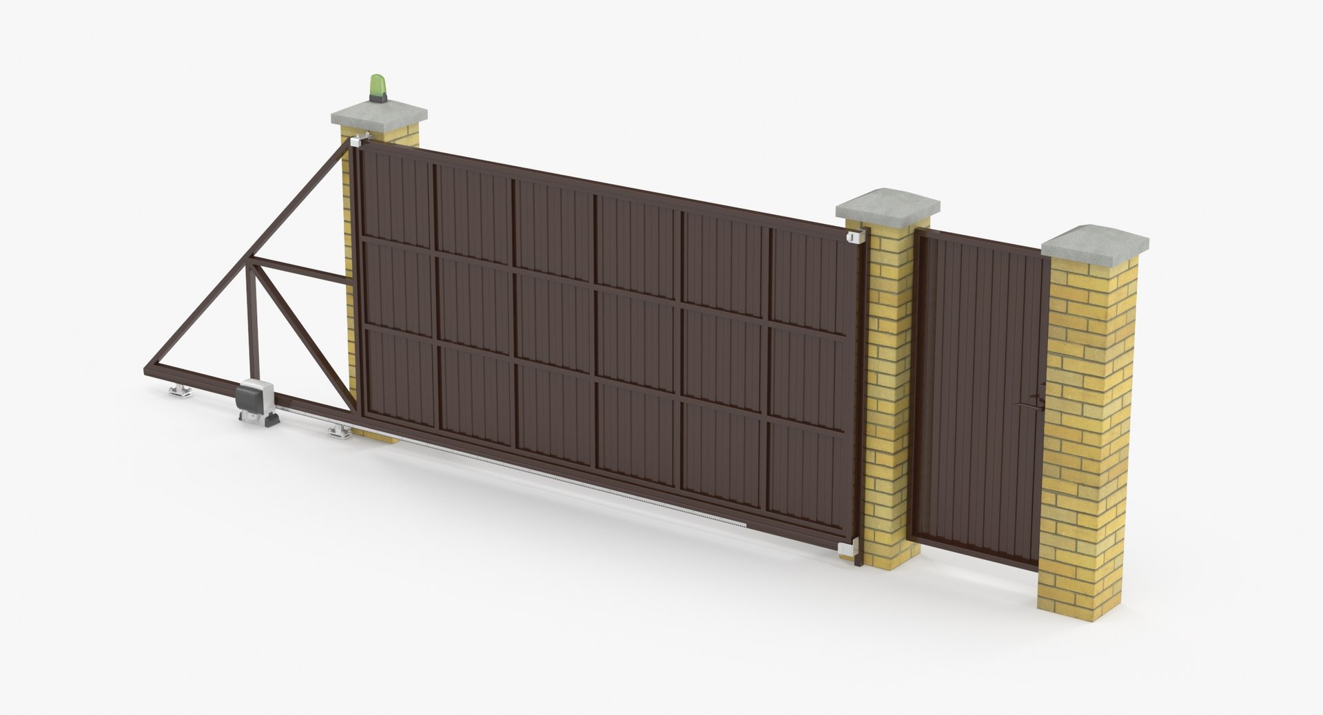 Sliding Gates 3D Model - TurboSquid 1799075