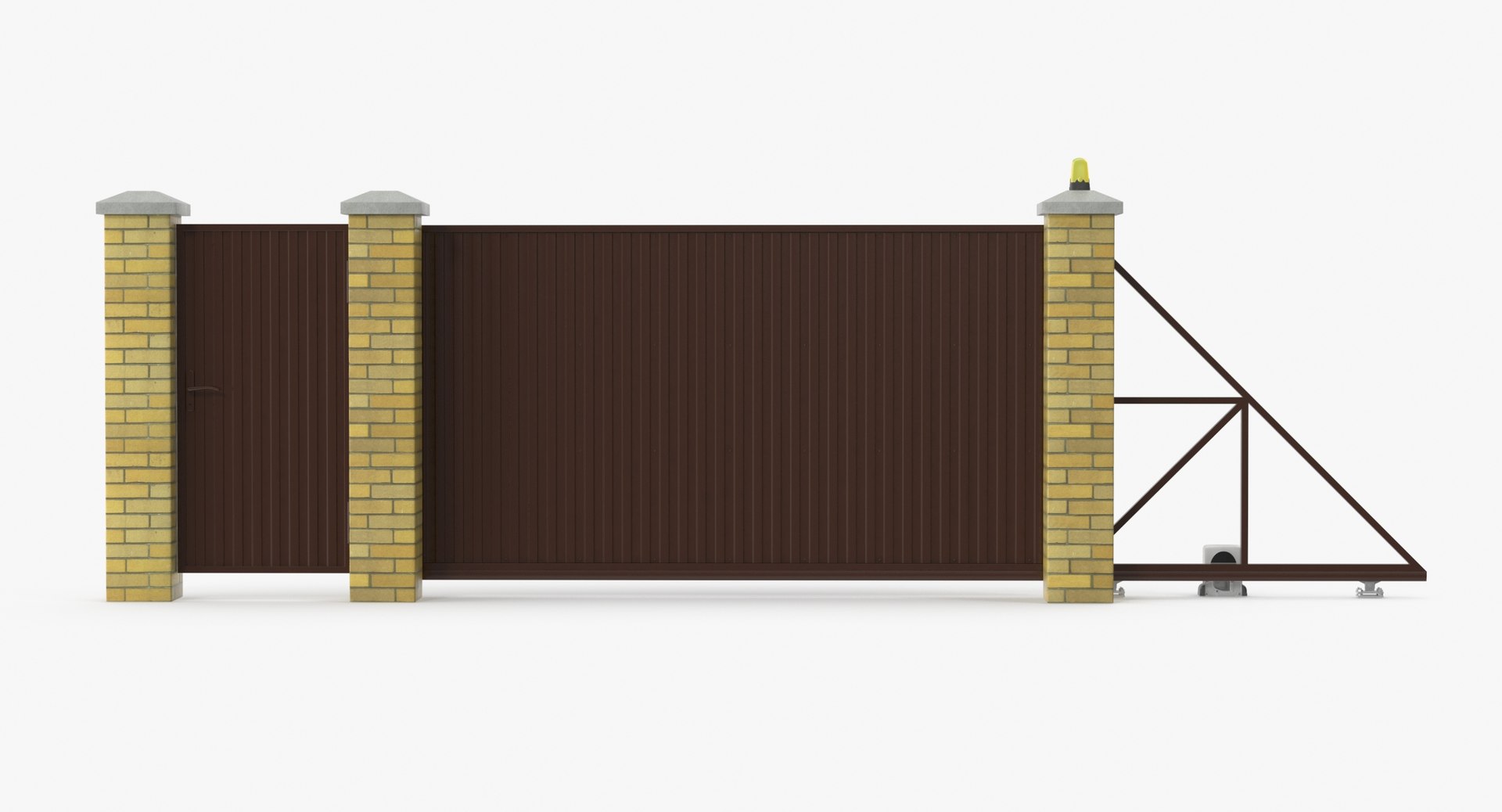 Sliding Gates 3D Model - TurboSquid 1799075