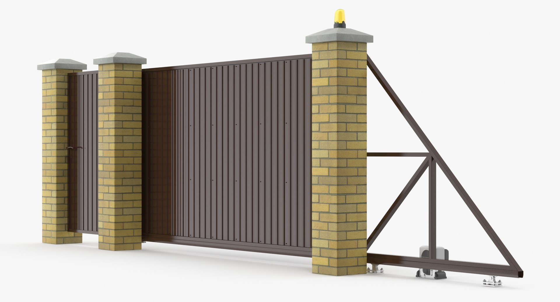 Sliding Gates 3D Model - TurboSquid 1799075