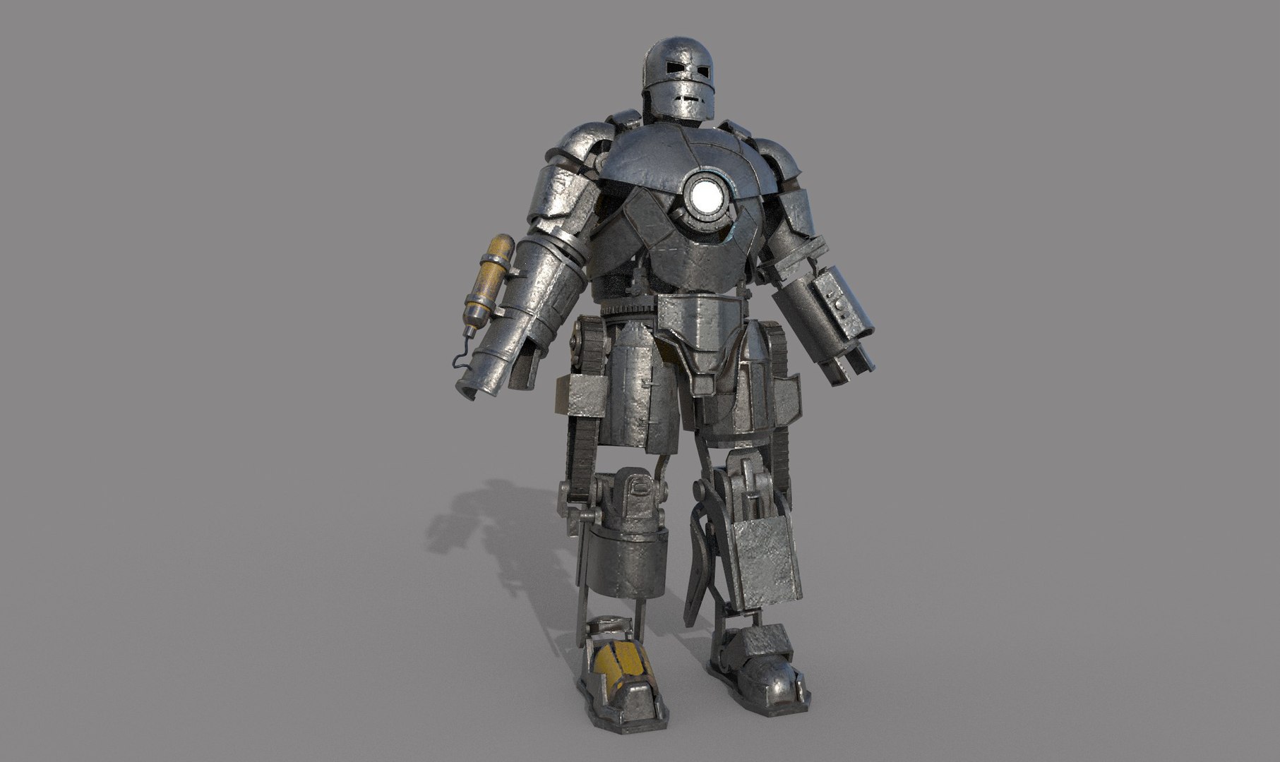 IRON MAN MARK-1 ARMOR ironman MARVEL MODEL 3D model - TurboSquid 1798154