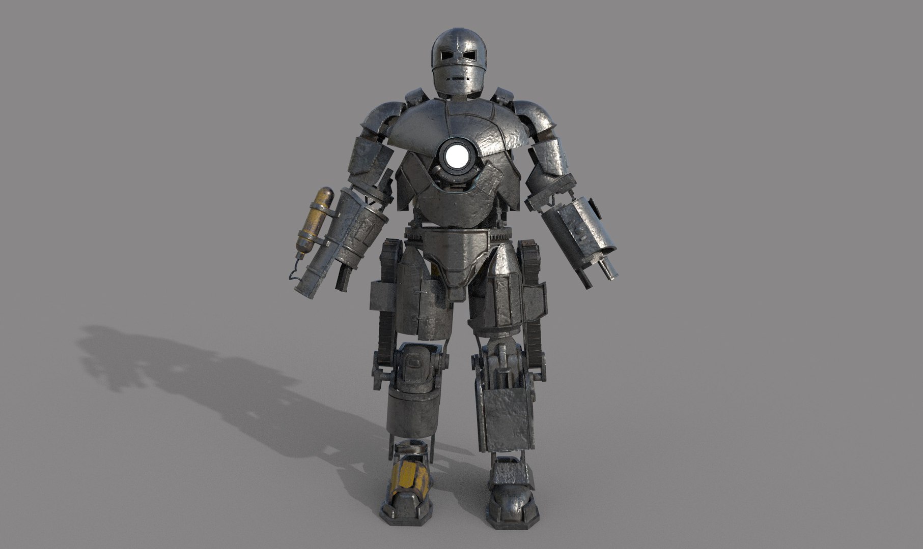 IRON MAN MARK-1 ARMOR ironman MARVEL MODEL 3D model - TurboSquid 1798154