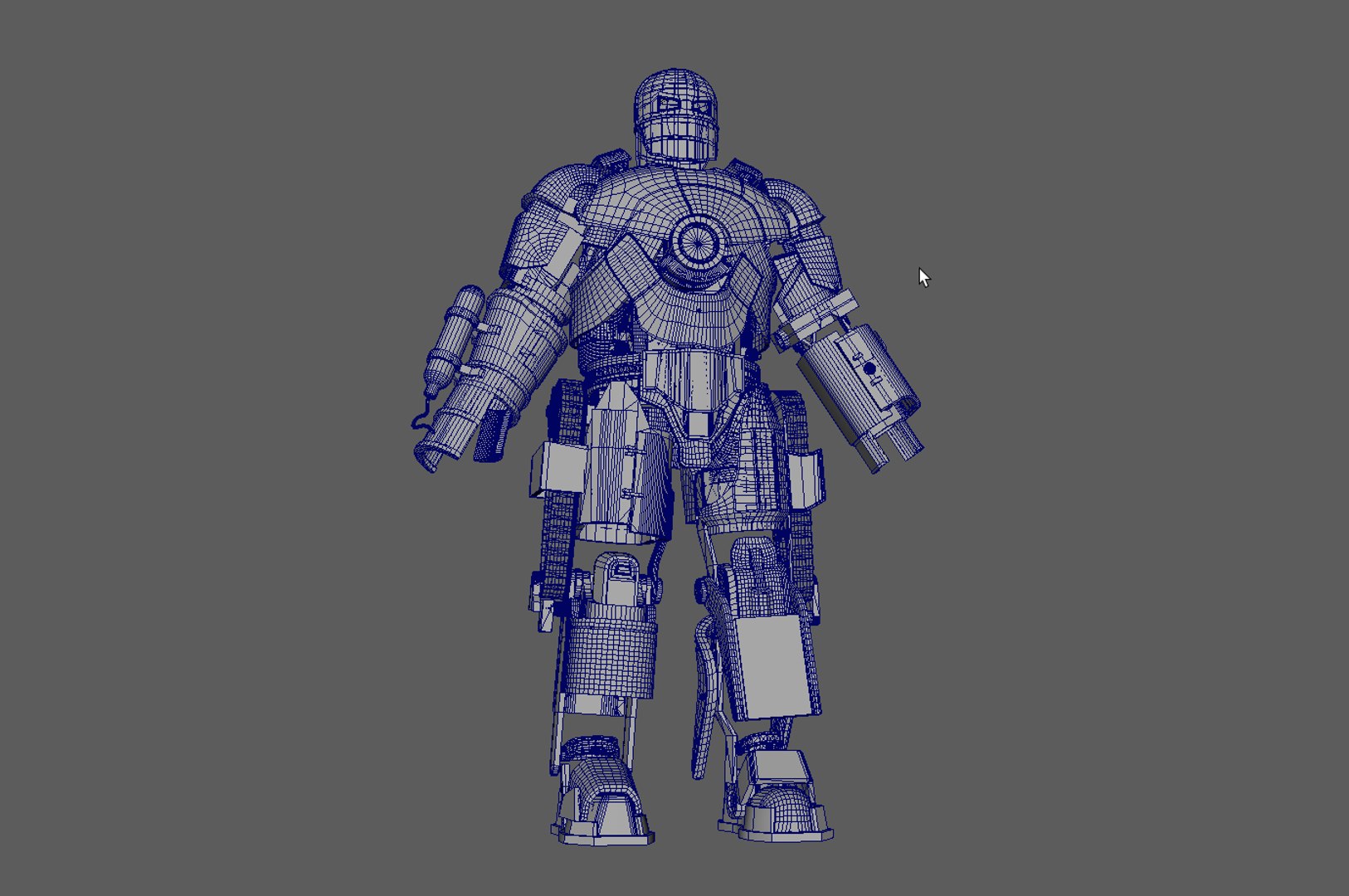 IRON MAN MARK-1 ARMOR ironman MARVEL MODEL 3D model - TurboSquid 1798154