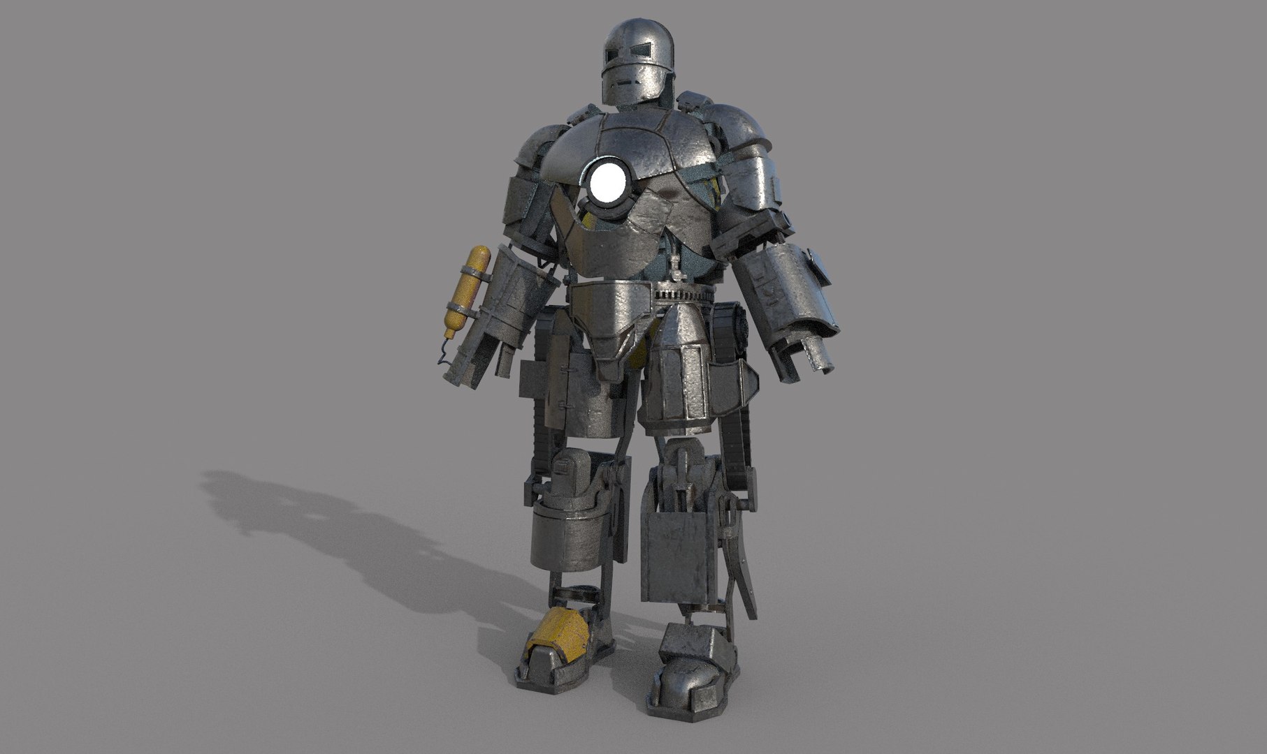 IRON MAN MARK-1 ARMOR ironman MARVEL MODEL 3D model - TurboSquid 1798154