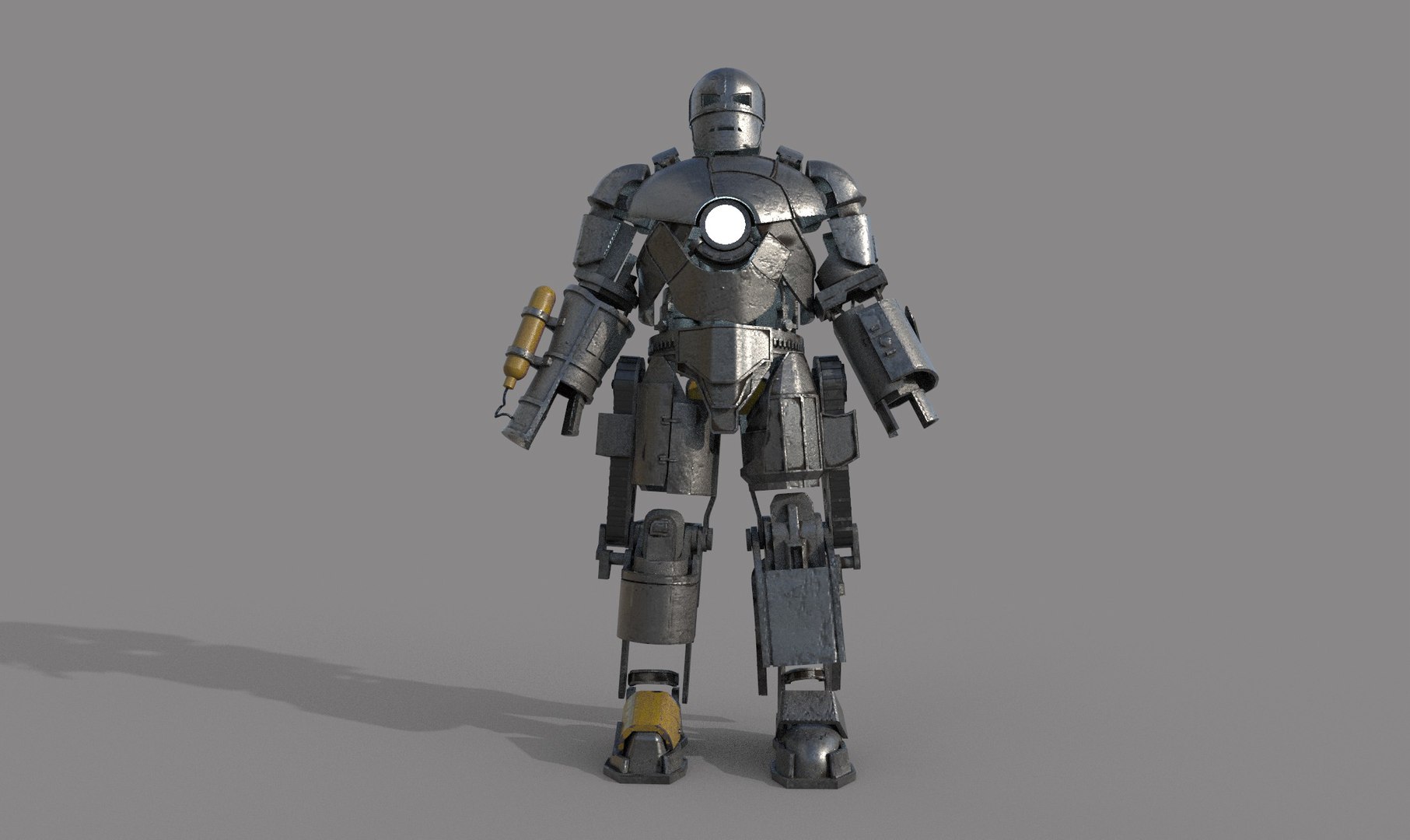 IRON MAN MARK-1 ARMOR ironman MARVEL MODEL 3D model - TurboSquid 1798154