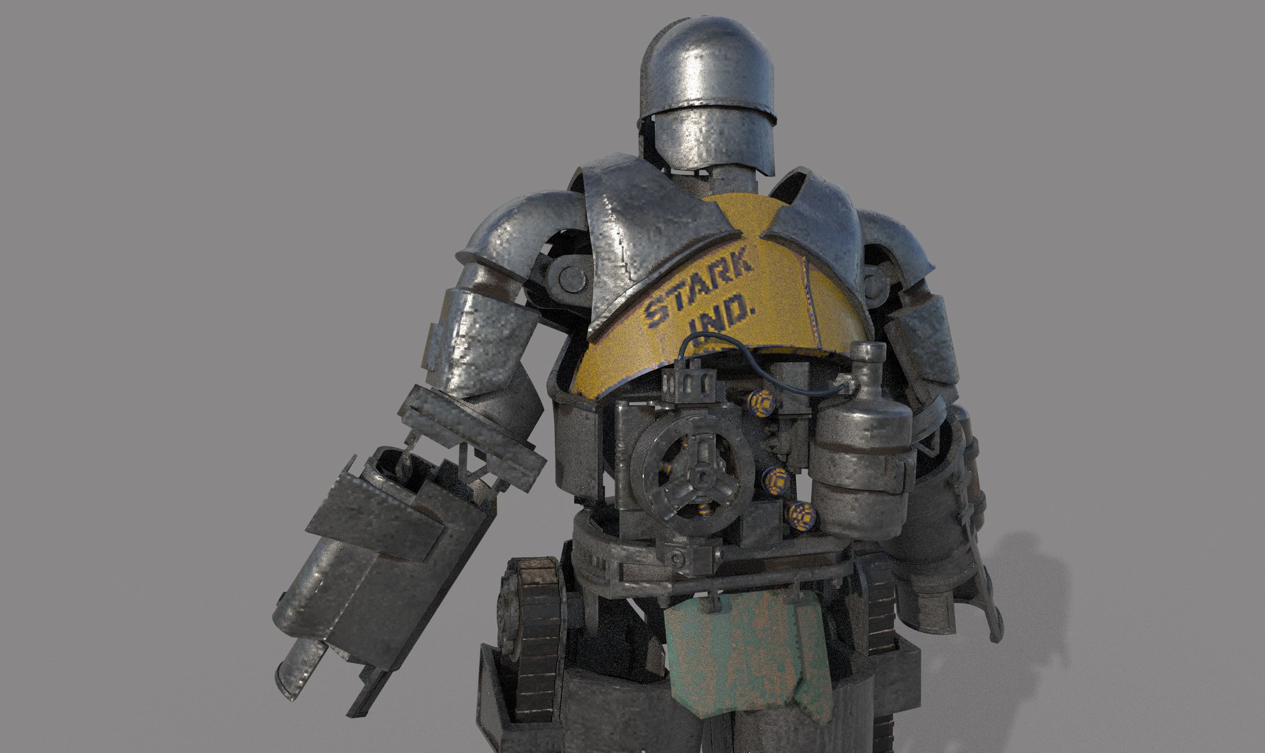 IRON MAN MARK-1 ARMOR ironman MARVEL MODEL 3D model - TurboSquid 1798154