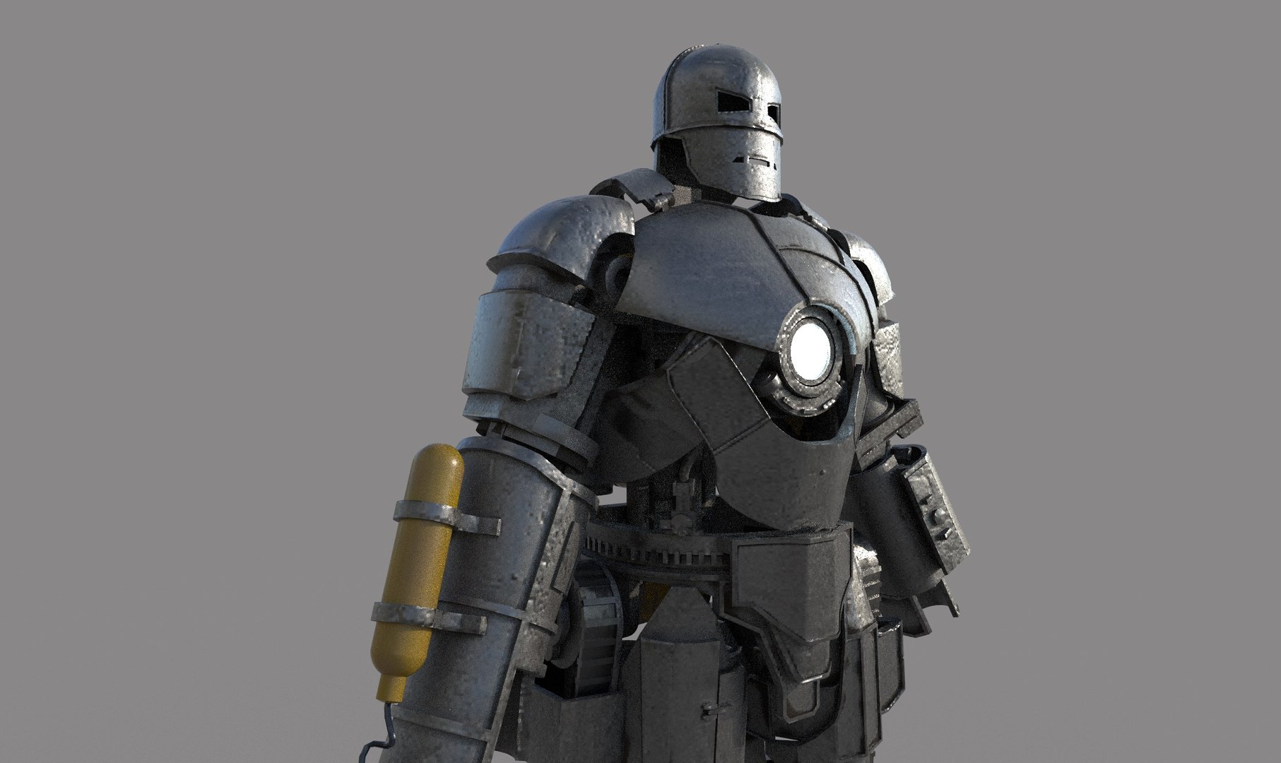IRON MAN MARK-1 ARMOR ironman MARVEL MODEL 3D model - TurboSquid 1798154