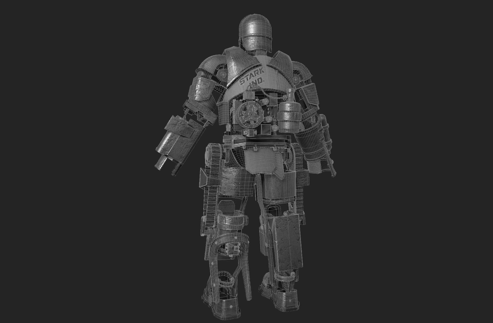 IRON MAN MARK-1 ARMOR ironman MARVEL MODEL 3D model - TurboSquid 1798154