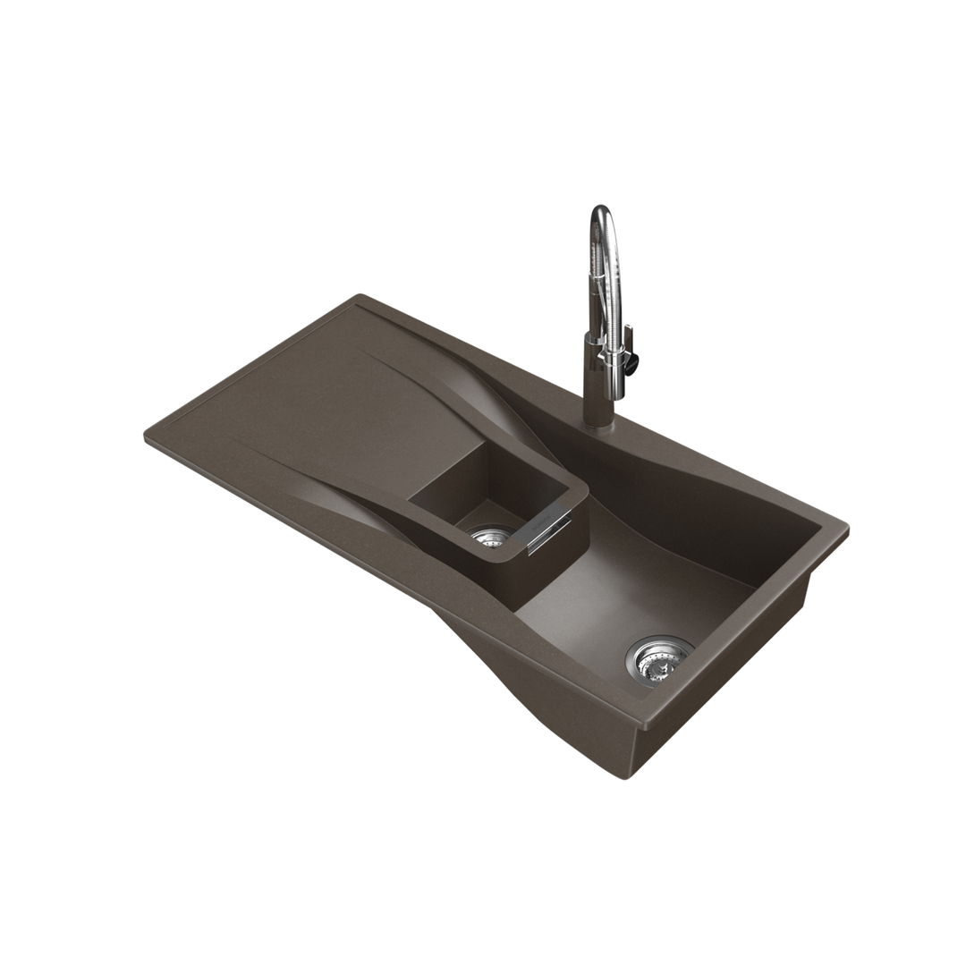 Sink Schock Waterfall D-150 with SC-55 Faucet 3D model - TurboSquid 2174735