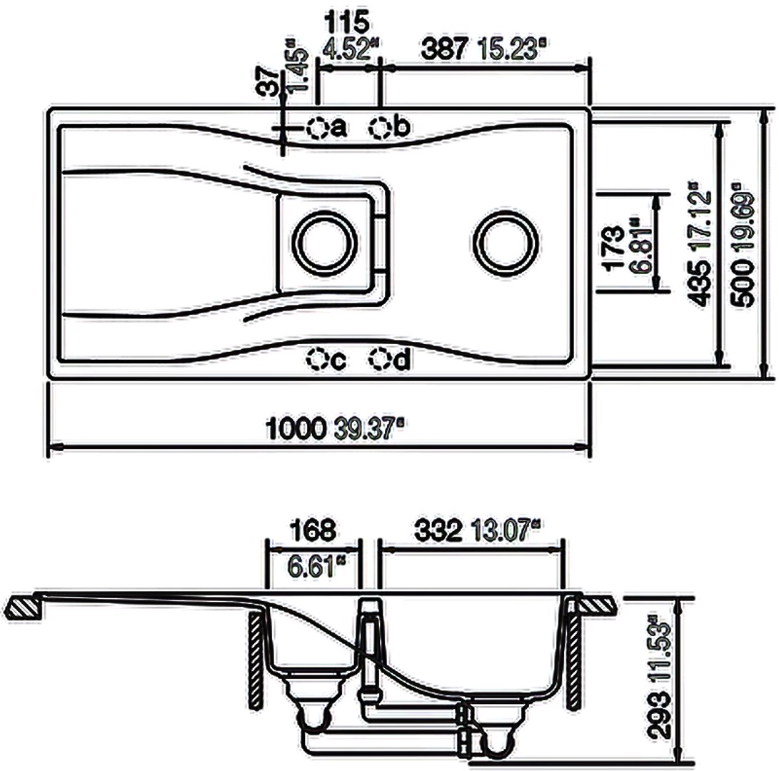 Sink Schock Waterfall D-150 with SC-55 Faucet 3D model - TurboSquid 2174735