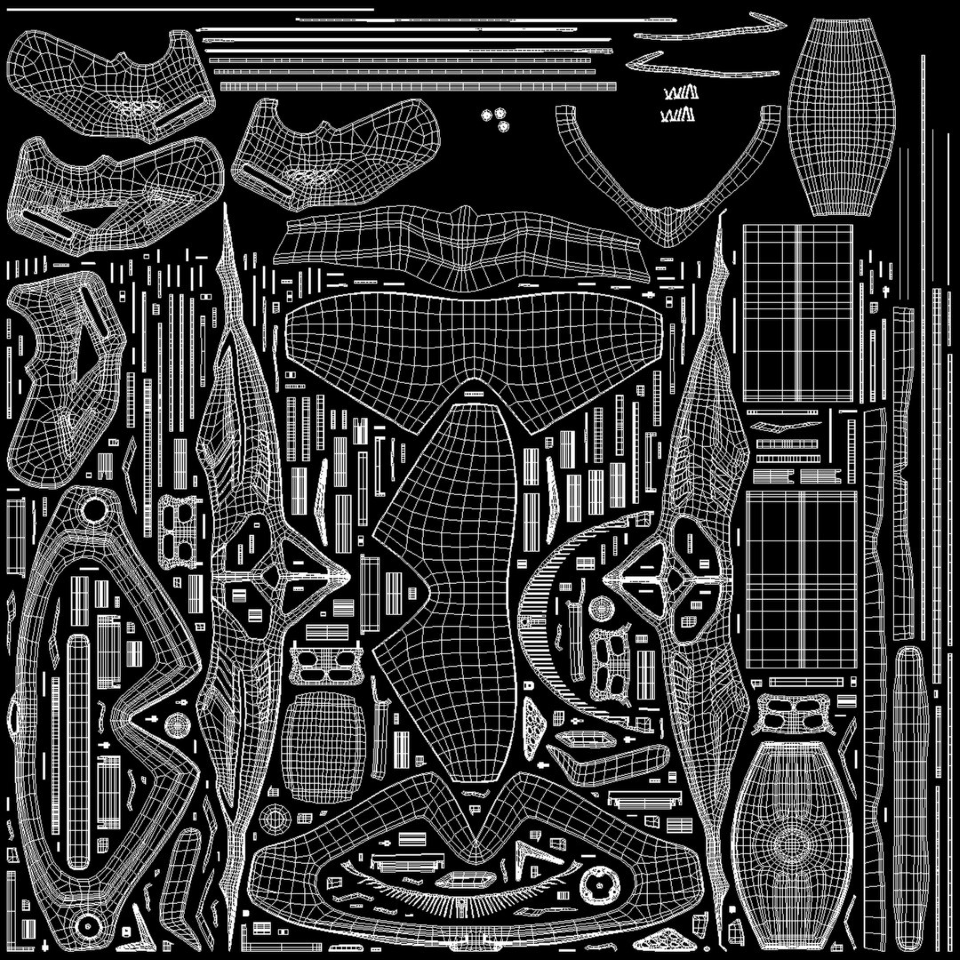 Airsoft Full Face Mask Black model - TurboSquid 1861438