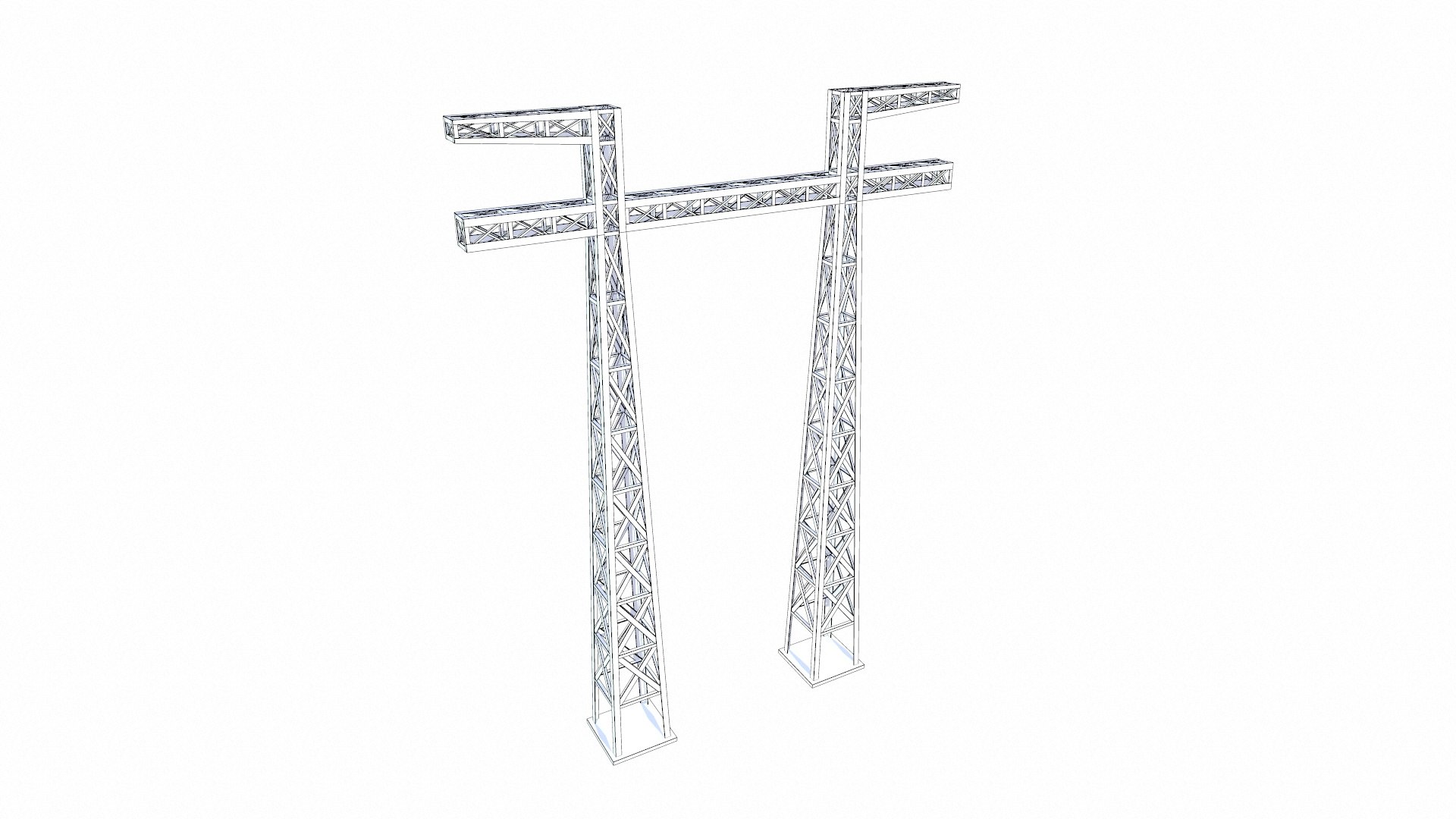 Gantry Tower 3D Model - TurboSquid 2339501
