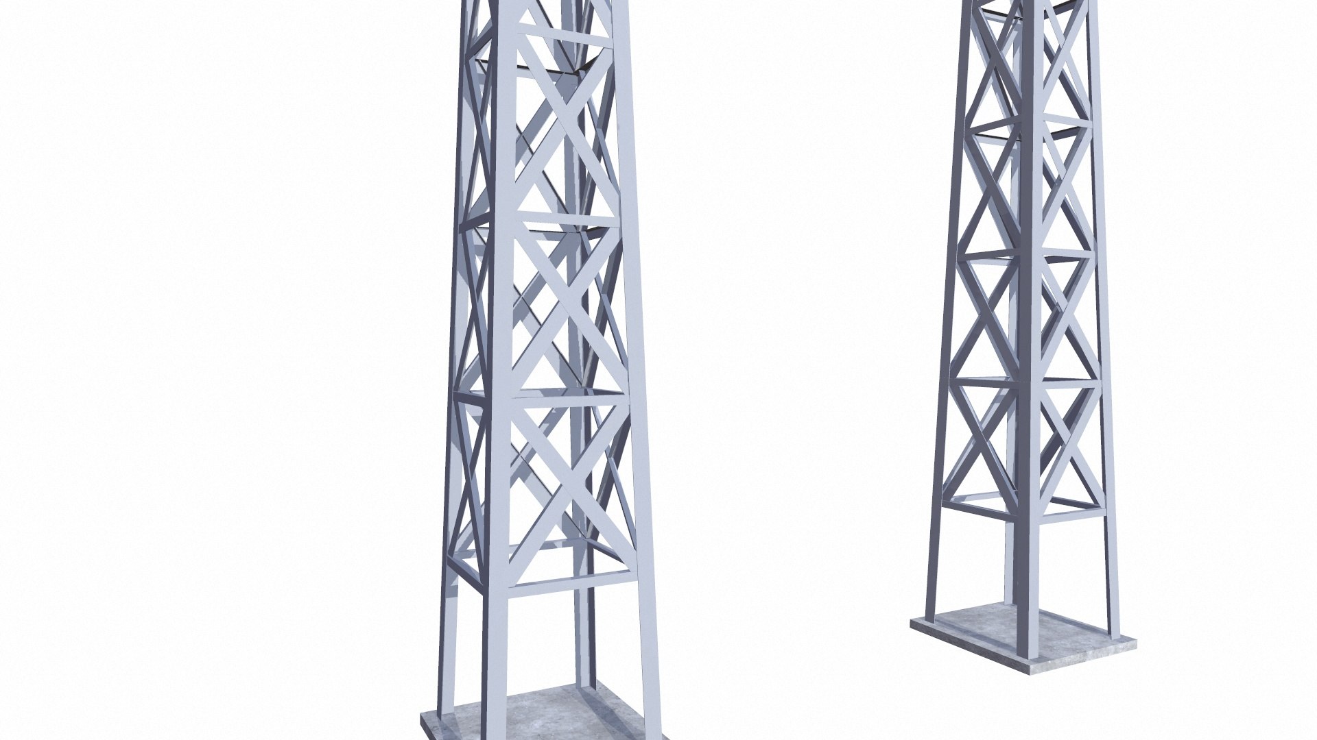 Gantry Tower 3D Model - TurboSquid 2339501