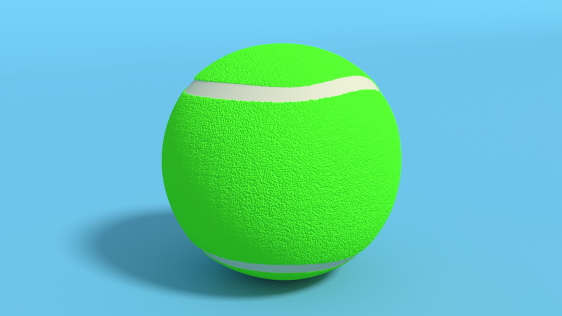 Tennis Ball Cartoon 3D Model - TurboSquid 1447354