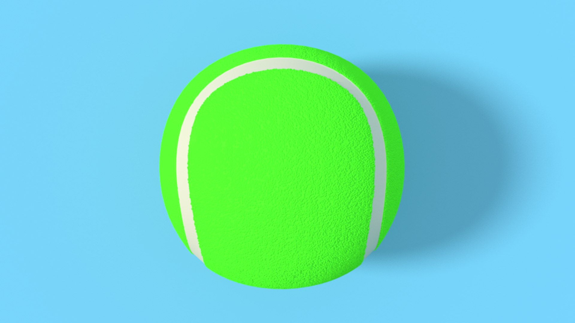 Tennis Ball Cartoon 3D Model - TurboSquid 1447354