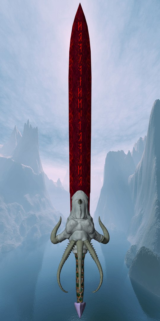 3d Sword Dragon Model
