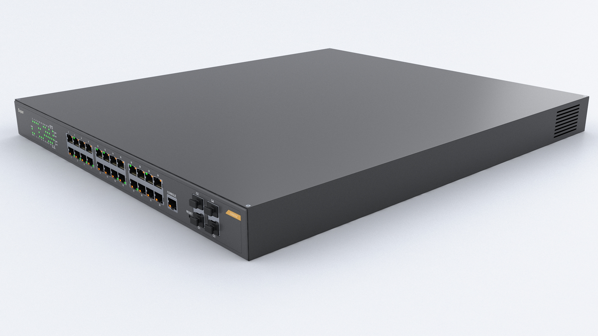 Network switch 3D model - TurboSquid 1652199