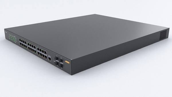 Network switch 3D model - TurboSquid 1652199