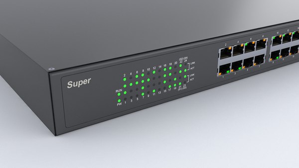 Network switch 3D model - TurboSquid 1652199