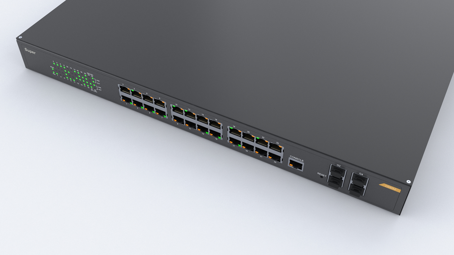 Network switch 3D model - TurboSquid 1652199