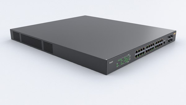 Network switch 3D model - TurboSquid 1652199
