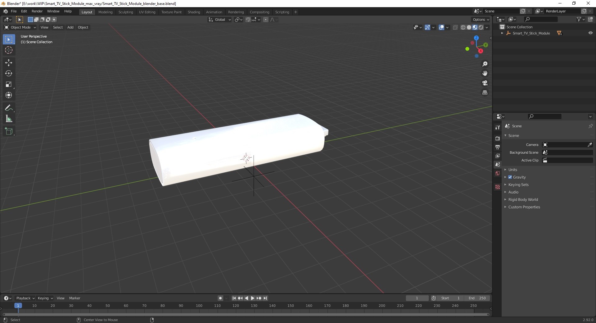 3D Smart TV Stick Module - TurboSquid 2098305